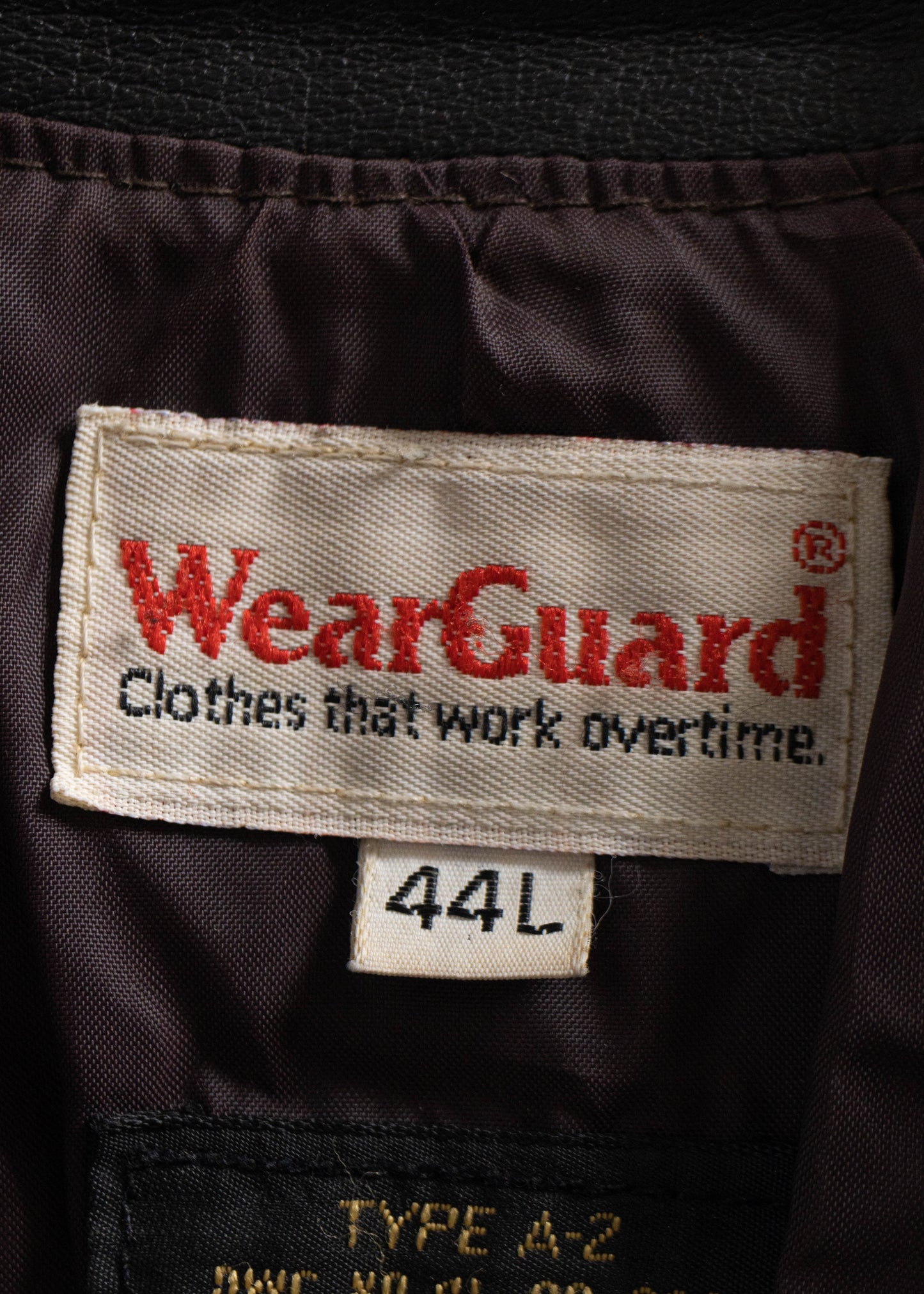 Vintage 1980s Wearguard Type A-2 Air Force Leather Bomber Jacket Size ...